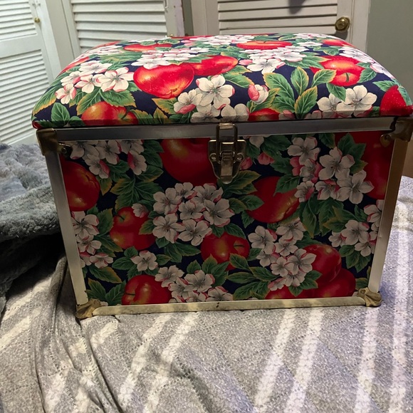 Storage & Organization | Vintage Cushioned Sewingstorage Box | Poshmark